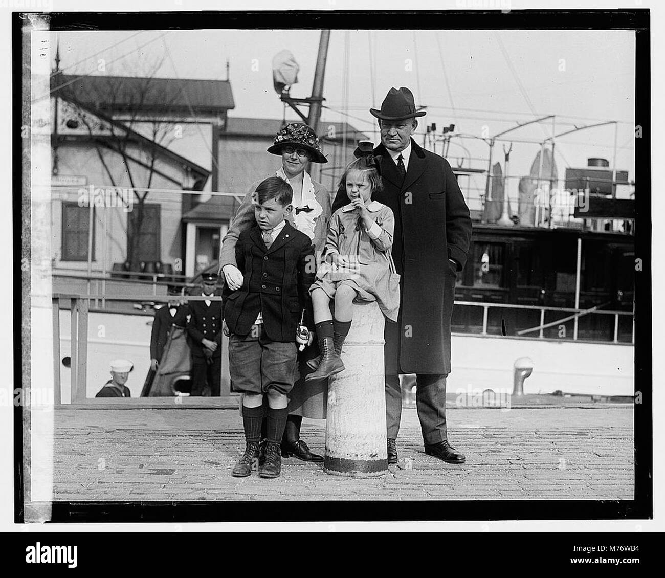 Secretary Denby and his family are pictured in this image from April 13 ...