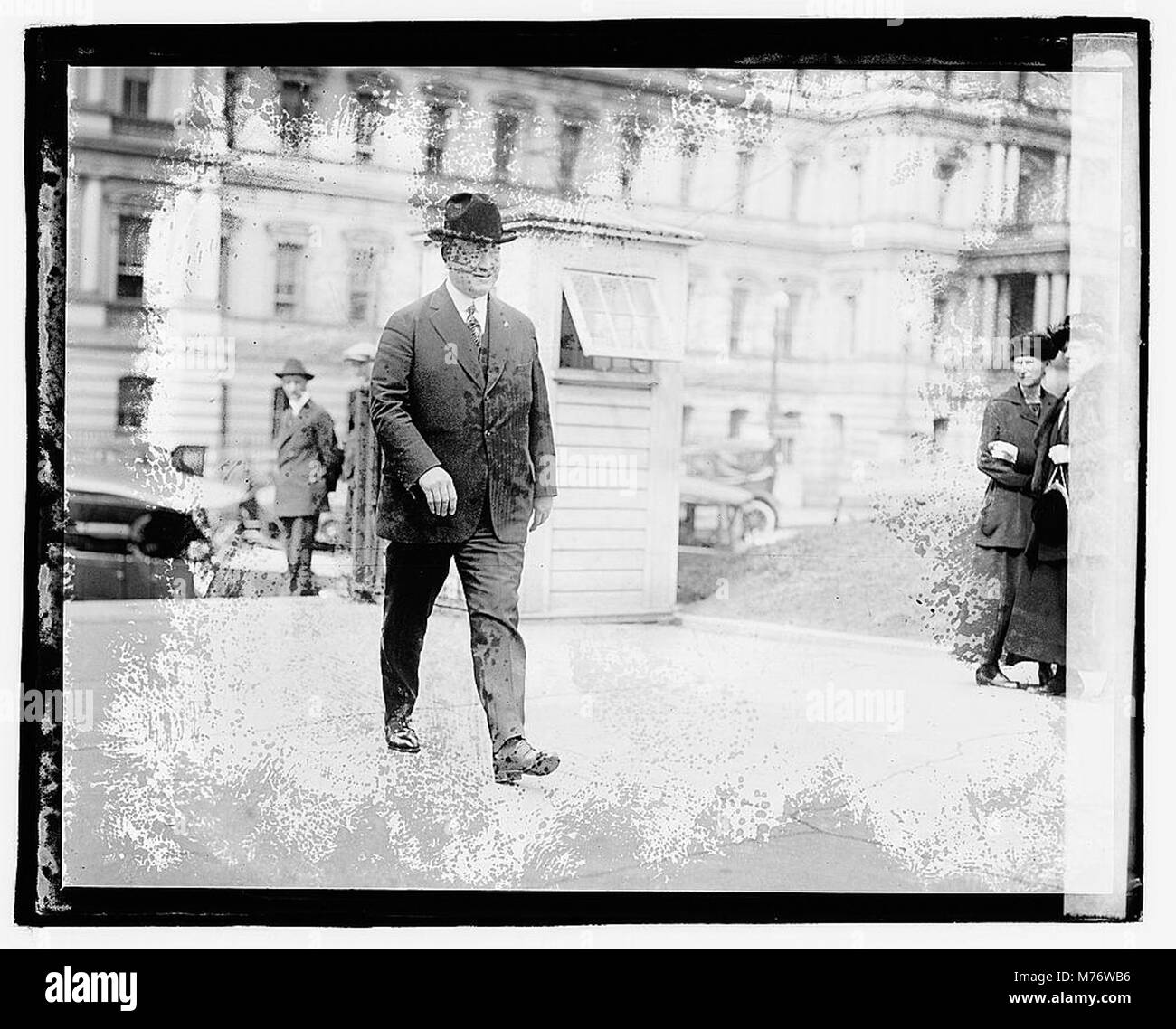 This photograph shows Secretary of the Navy, Edwin Denby, who served ...