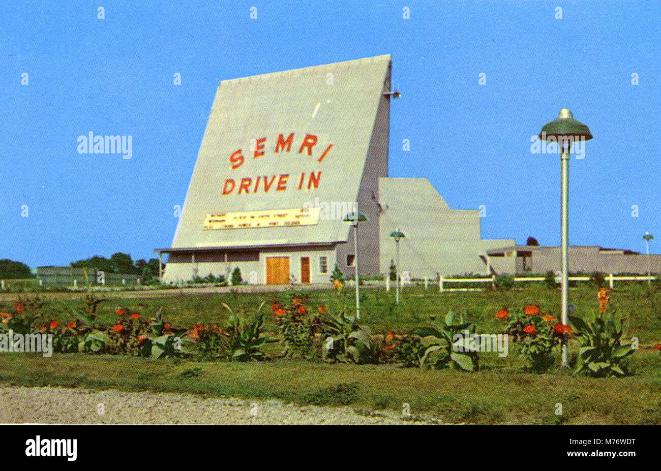 Semri Drive-In Theater (NBY 1078 Stock Photo - Alamy