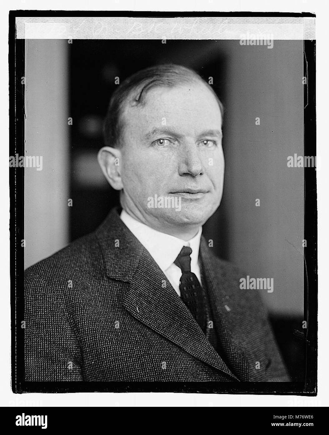 A photograph of Senator B.K. Wheeler taken on December 8, 1922, showing ...