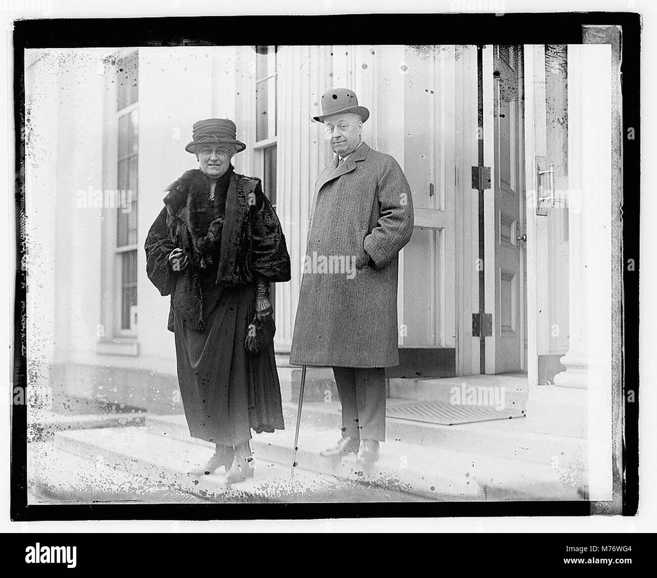 A photograph of Senator Knox and Mrs. Henry Rea taken on March 20, 1921 ...