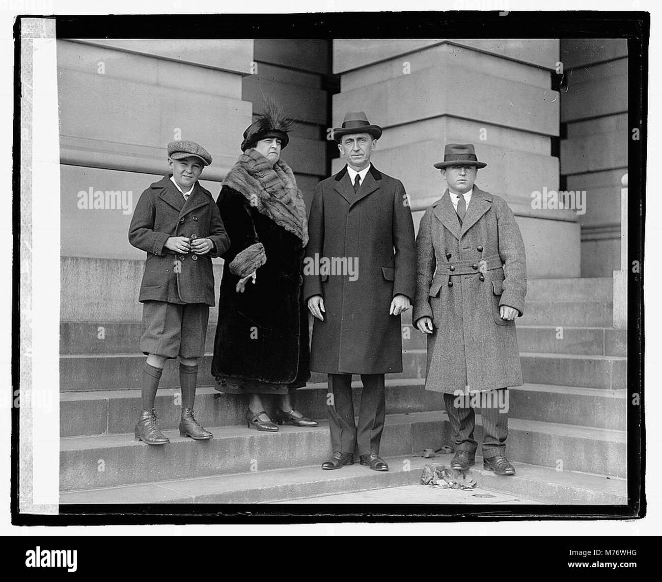 A photograph of U.S. Senator Walter F. George and his family taken on ...