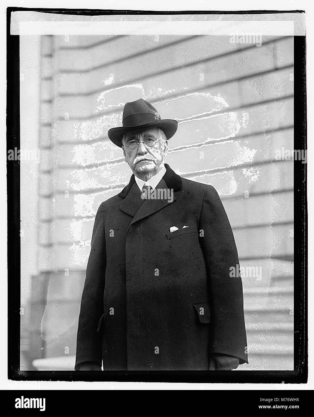 The image shows a portrait of Senator William P. Dillingham, an ...