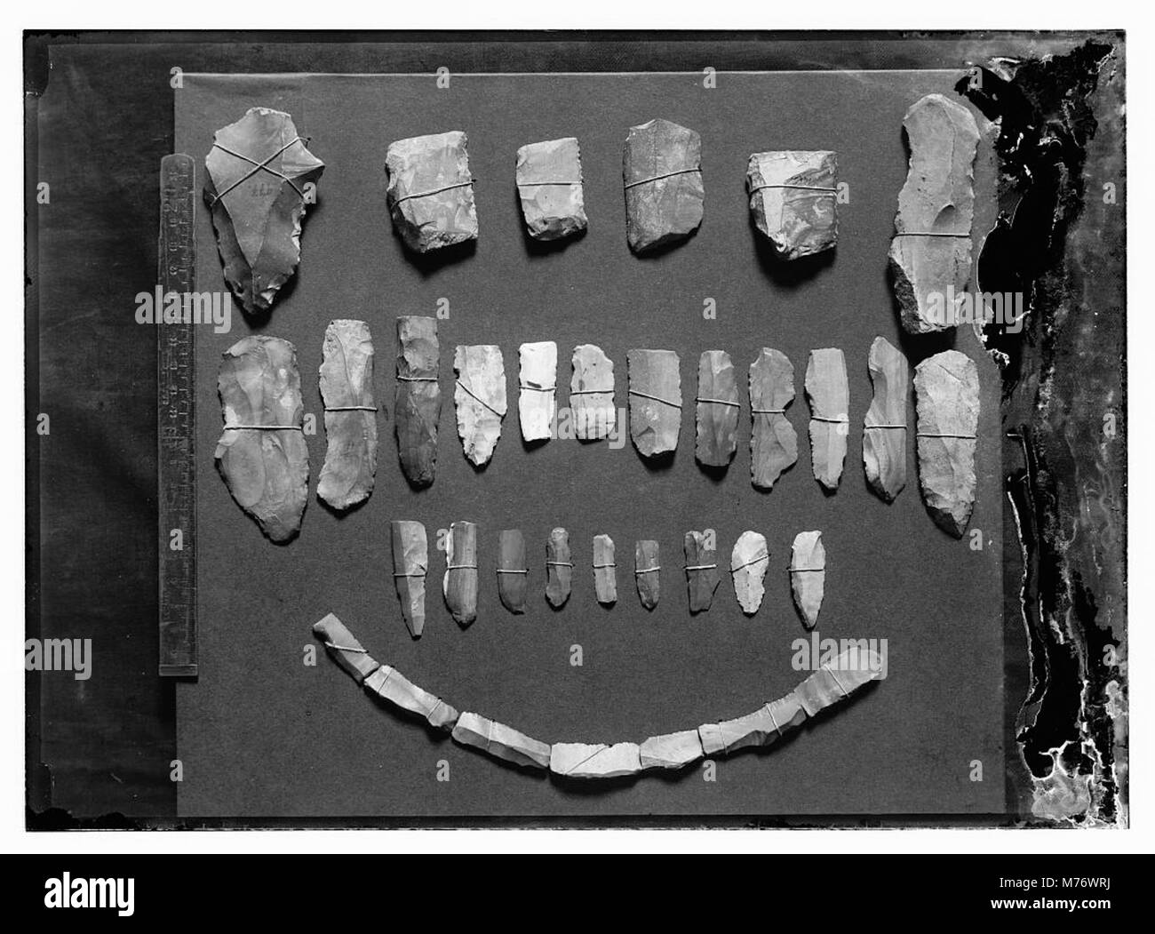 Evolution stages of man technology Black and White Stock Photos ...