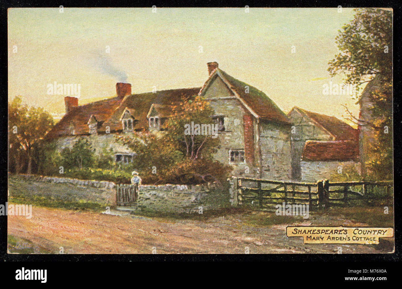 Mary Arden's Cottage, located in Stratford-upon-Avon, is the birthplace ...