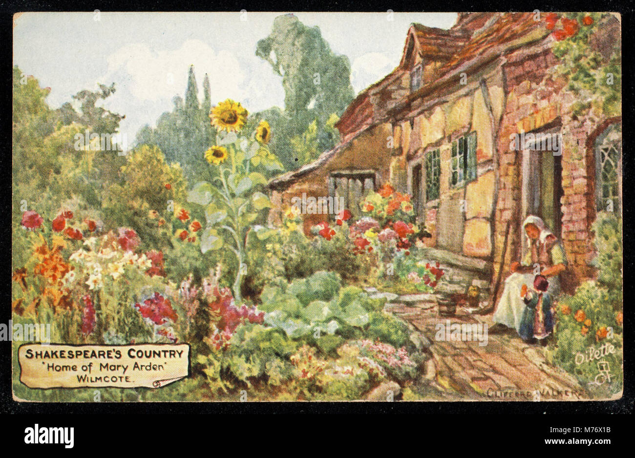 Shakespeare's Country Home of Mary Arden Wilmcote. (NBY 440610 Stock ...