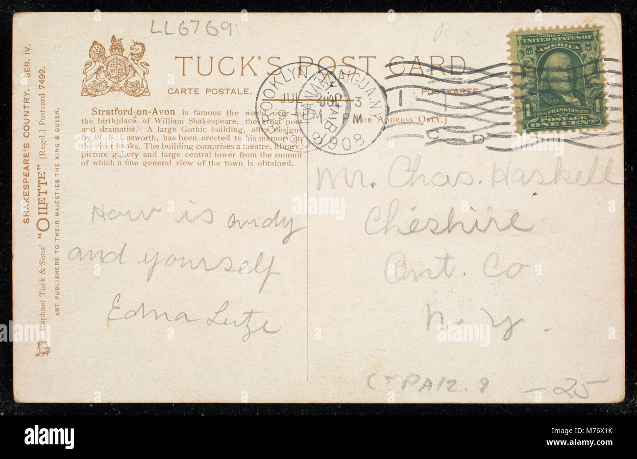 A photograph of Stratford-on-Avon, known as Shakespeare's Country. This ...