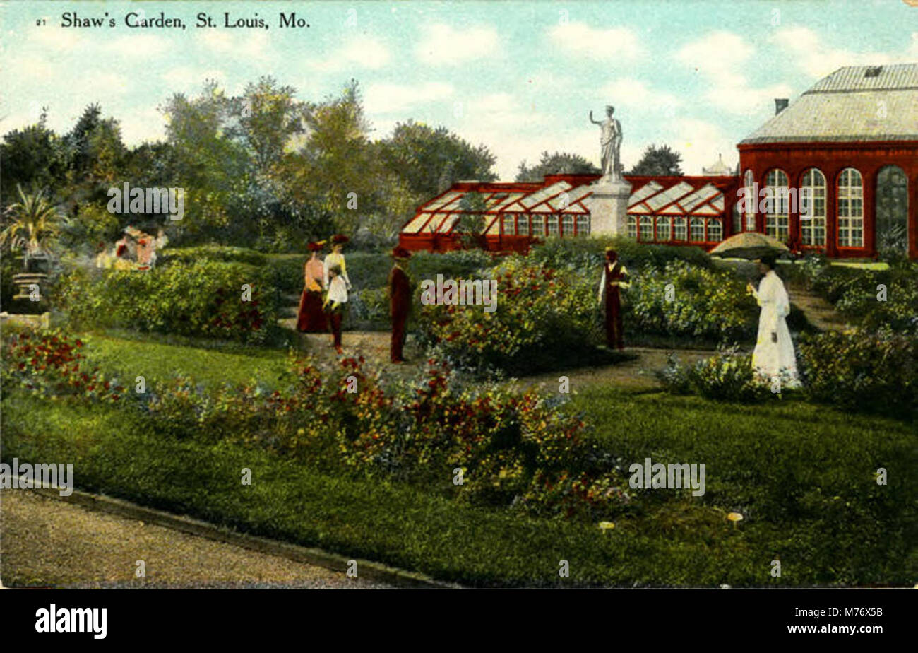 A historic photo of Shaw’s Garden, now known as the Missouri Botanical ...