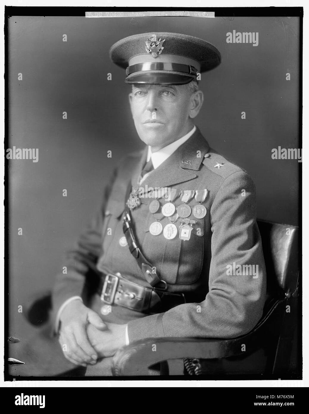 A portrait of General George Shaw, an important military leader ...