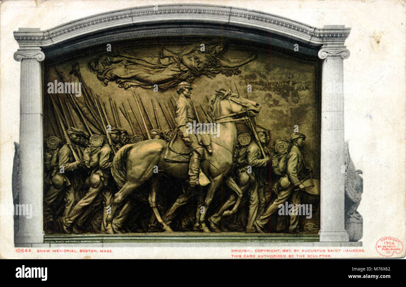 The Shaw Memorial, located in Boston, Massachusetts, is a significant ...