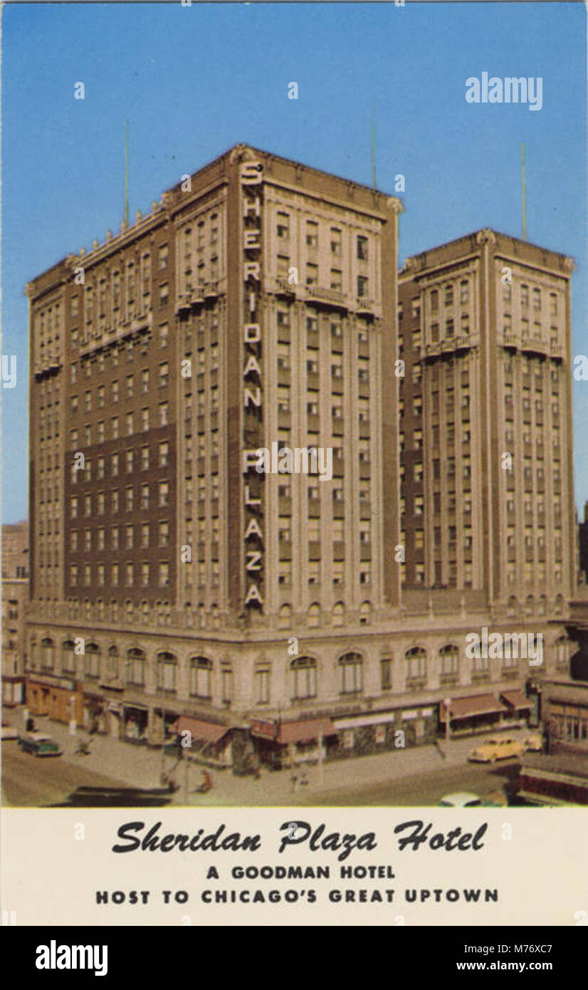 Photograph of the Sheridan Plaza Hotel, capturing the building's ...