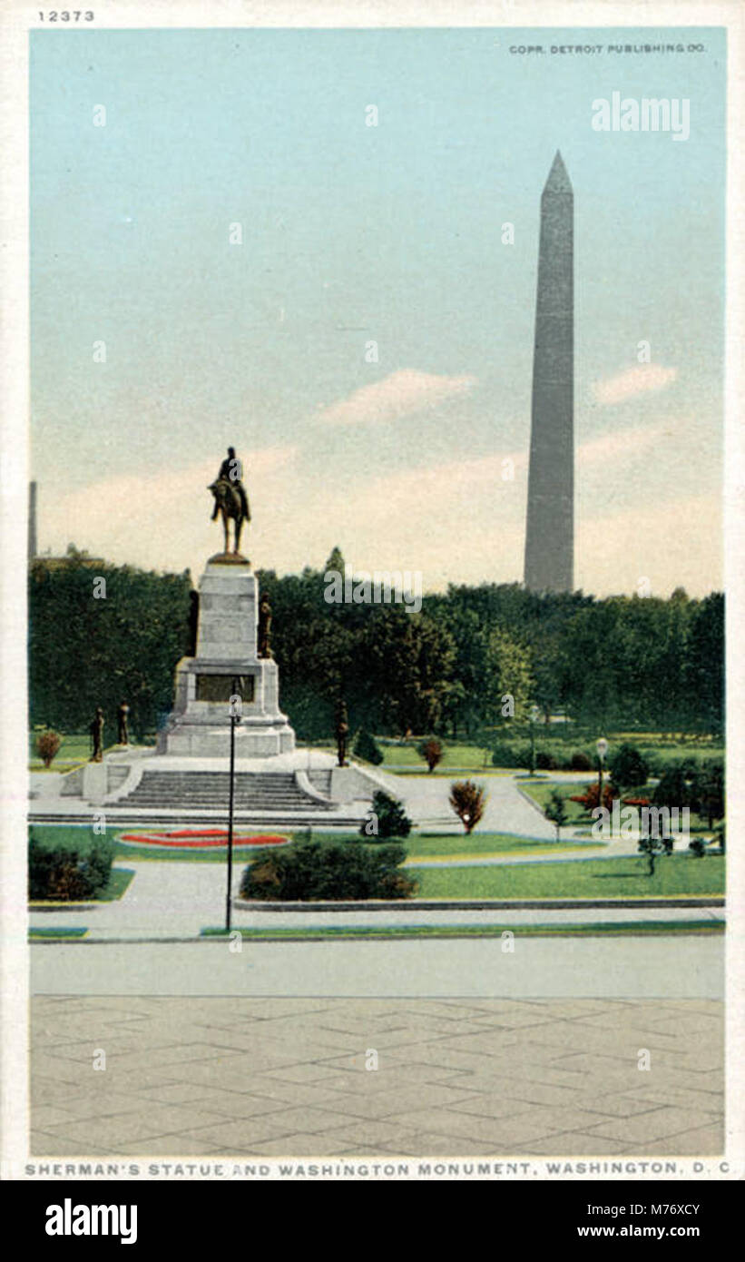 Tecumseh sherman monument washington hi-res stock photography and ...