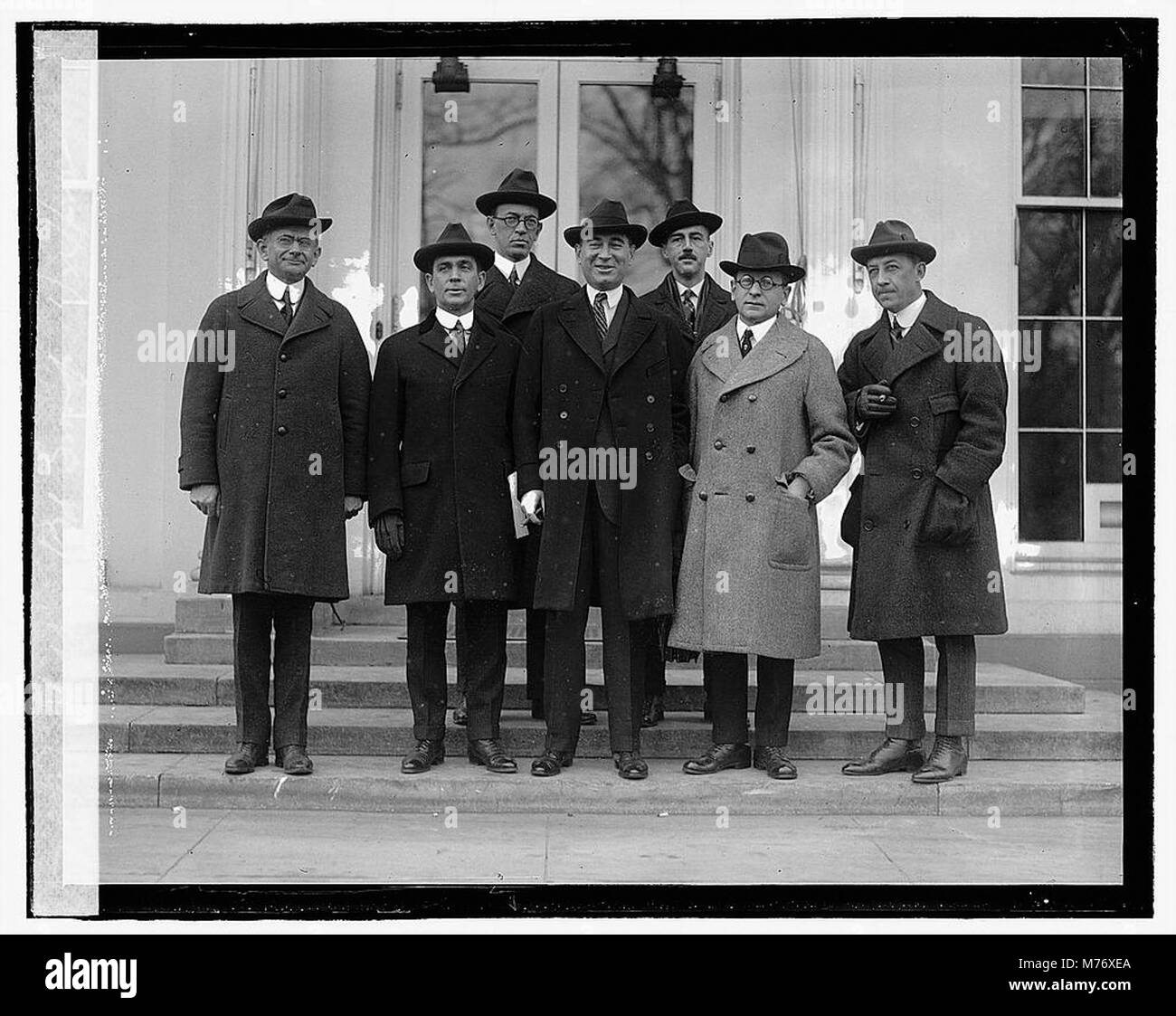 A photograph showing a group from the Shipping Board on January 24 ...