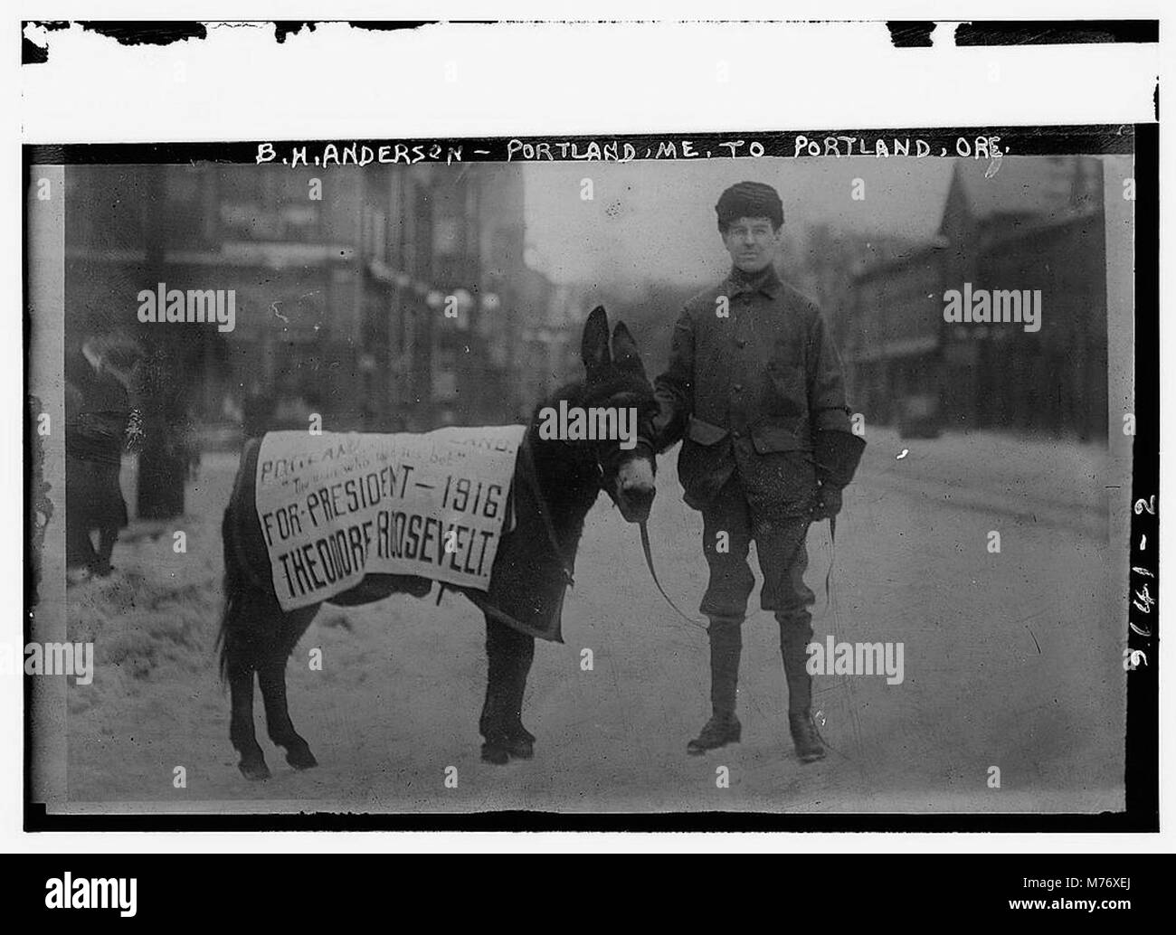 B.H. Anderson's documented journey from Portland, Maine, to Portland ...
