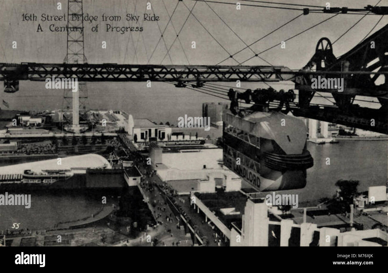 A view of the 16th Street Bridge taken from the Sky Ride during the ...