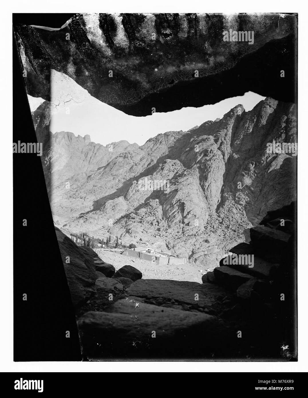 A photograph of St. Catherine's Monastery in the Sinai Peninsula. The ...