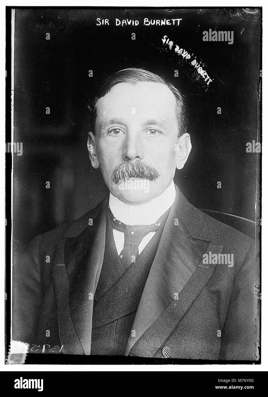 A formal portrait of Sir David Burnett, an influential figure in ...