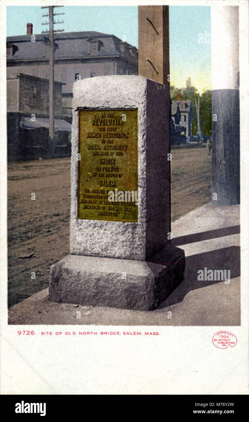 The Old North Bridge in Concord, Massachusetts, is a historic site ...