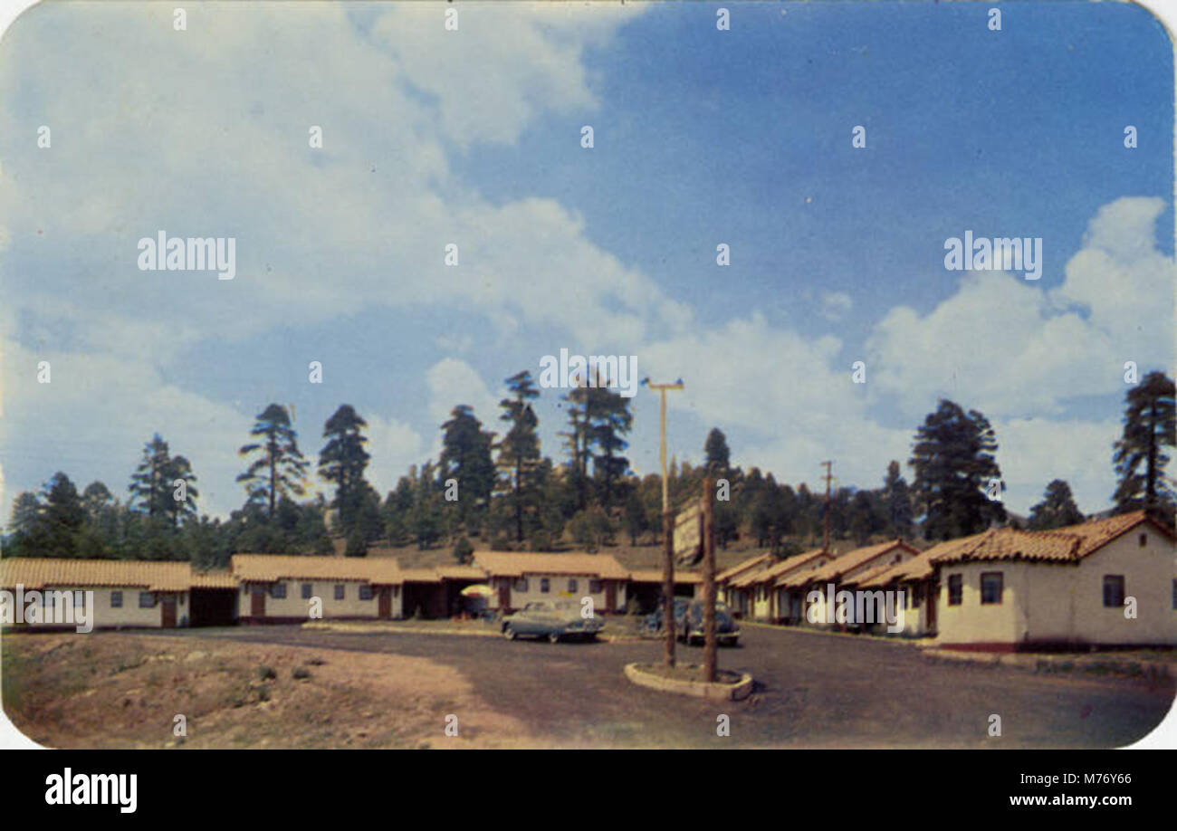 Photograph of the Skyline Motel, with Mr. and Mrs. Fred Long as owners ...