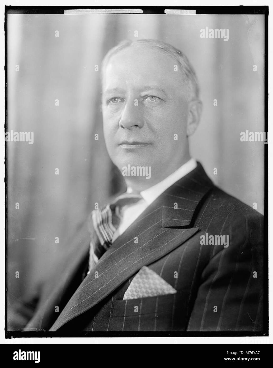A formal portrait of Honorable Alfred Smith. The photograph captures ...