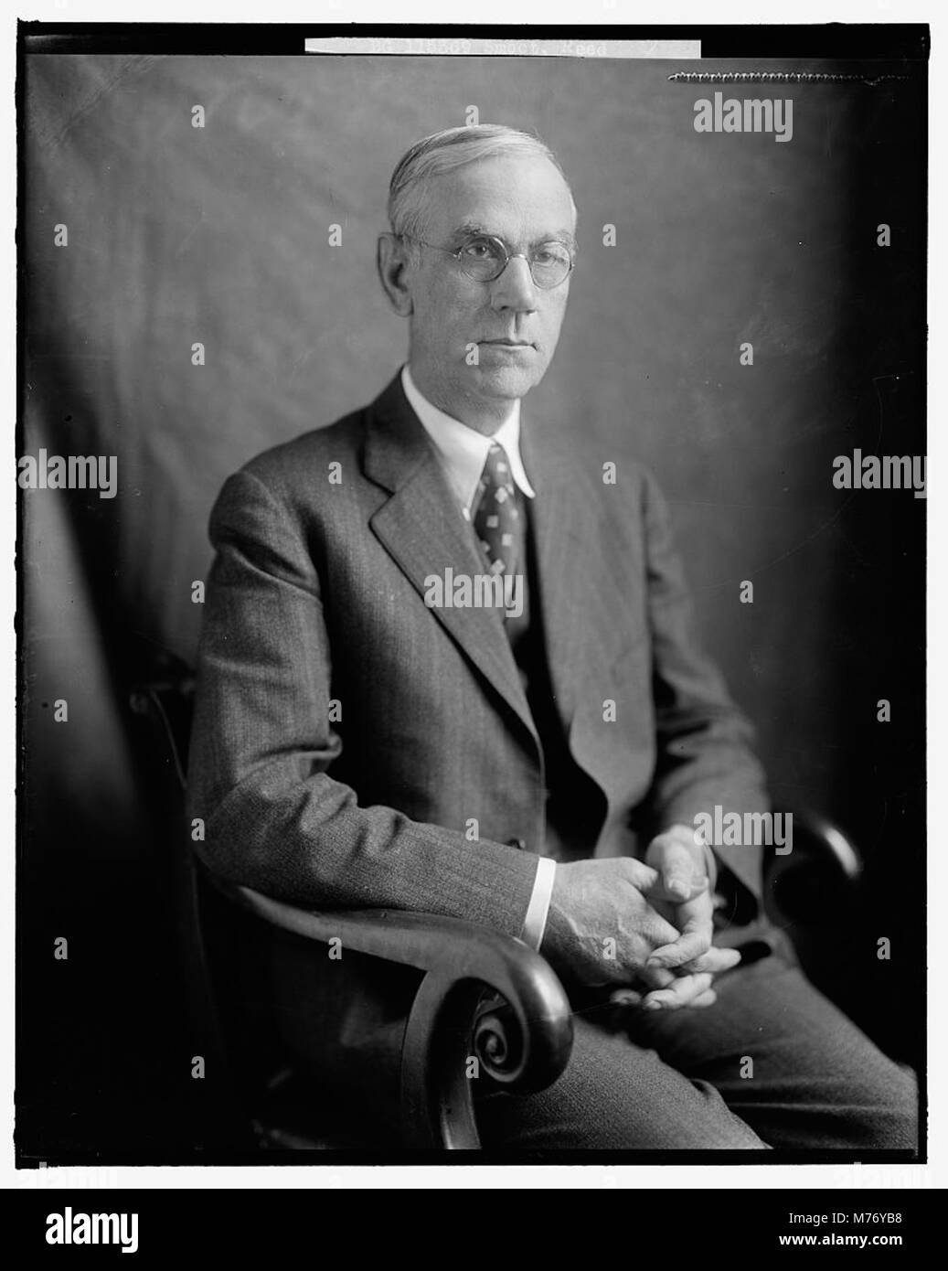 This image depicts Reed Smoot, a U.S. Senator from Utah known for his ...