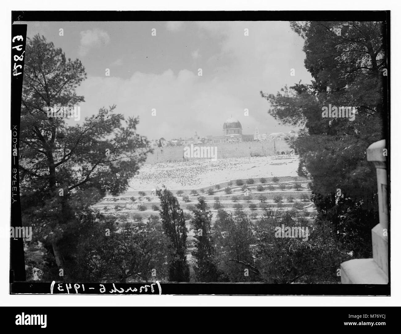 This photograph captures a snow-covered scene from the Church of ...