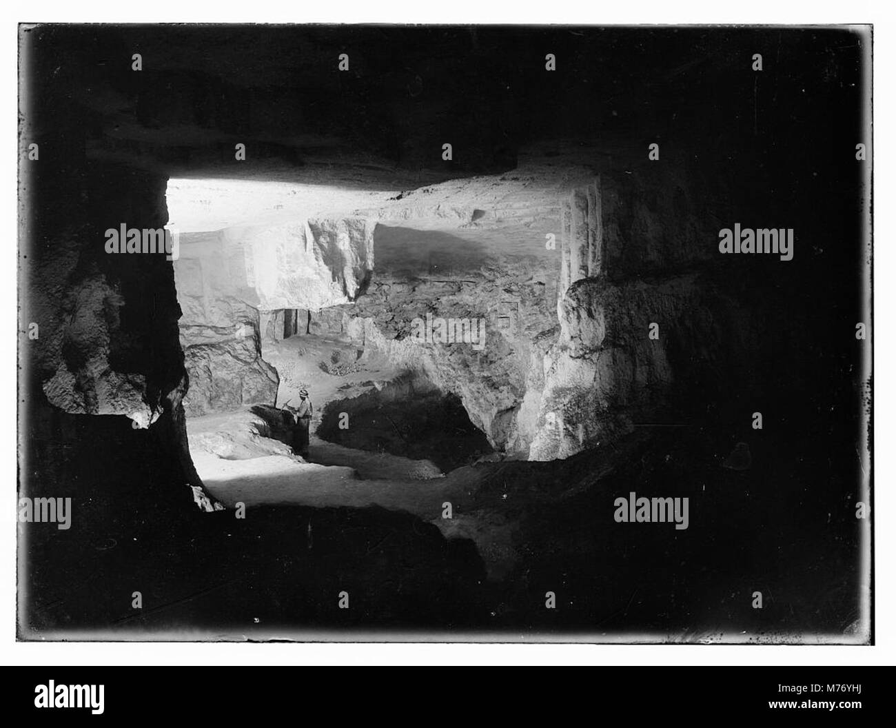Depiction of Solomon's Quarries, located beneath Jerusalem. These ...