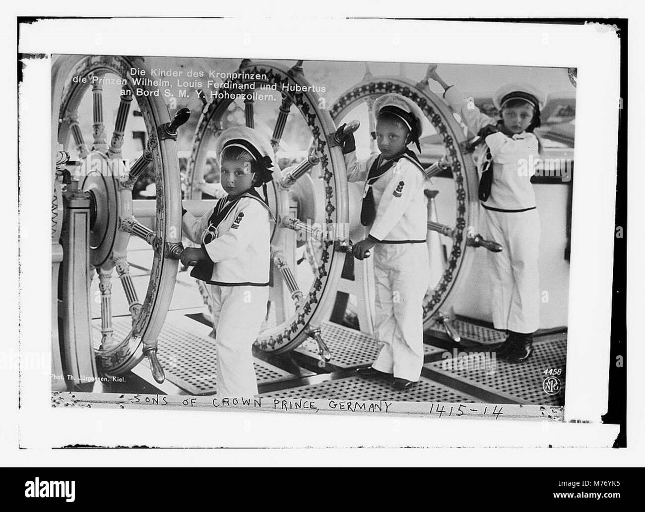 Siblings sons Black and White Stock Photos & Images - Alamy