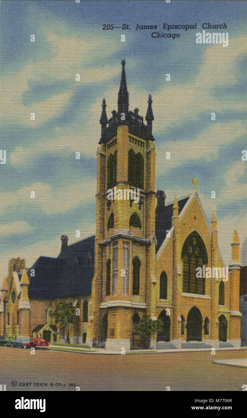 The St. James Episcopal Church, a historic religious building in the ...
