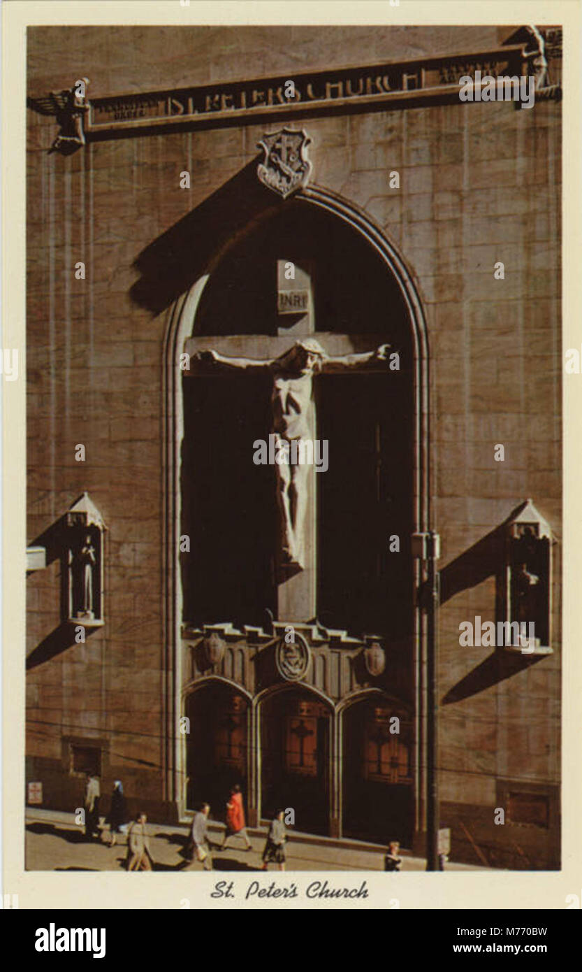 Photograph of St. Peter's Church, showcasing its architectural design ...