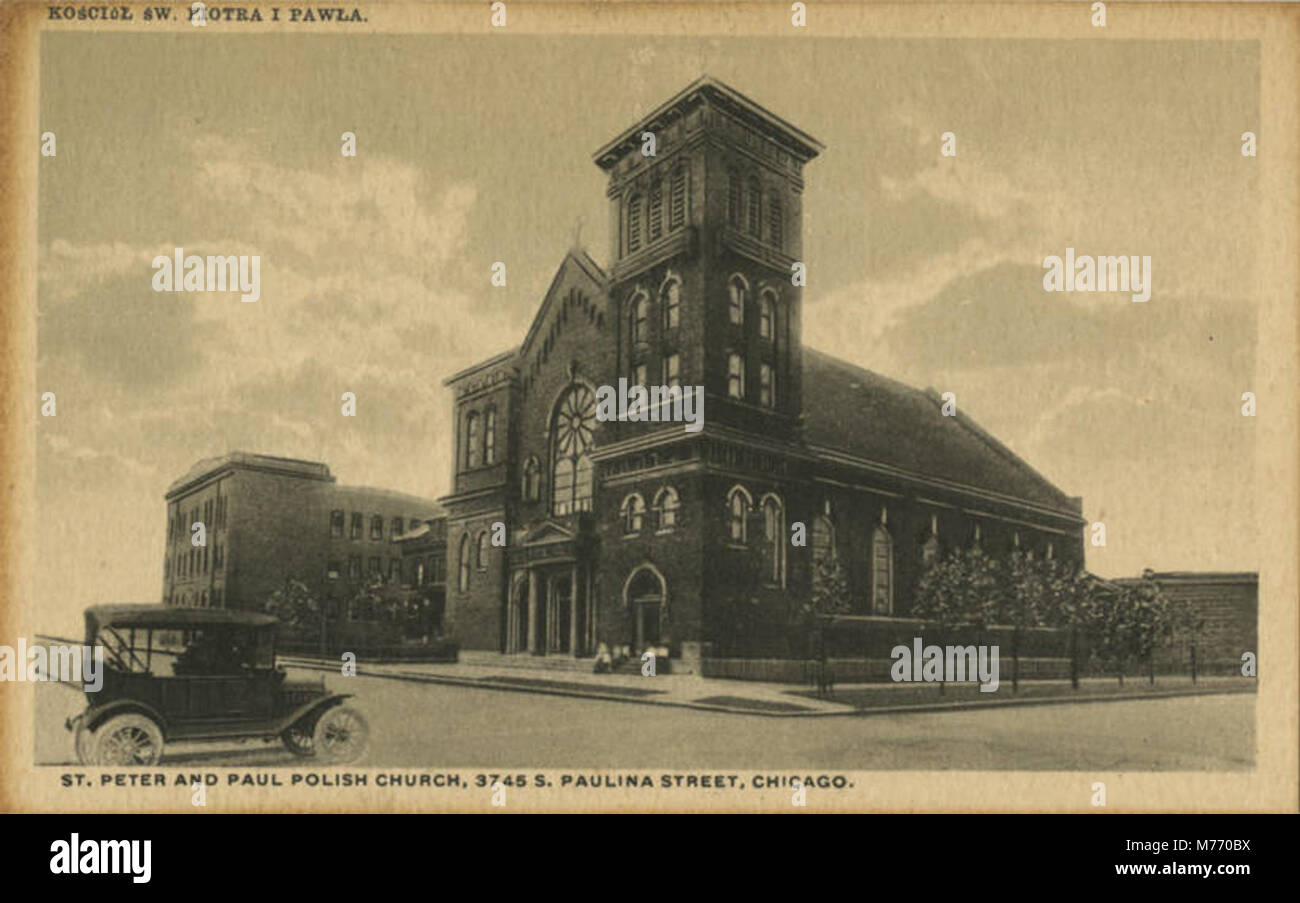 A photograph of St. Peter and Paul Polish Church, showcasing its ...