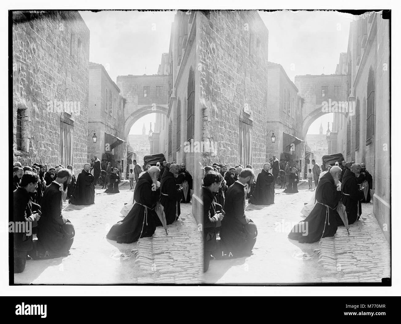 This image shows the Stations of the Cross and the Rosary, a religious ...