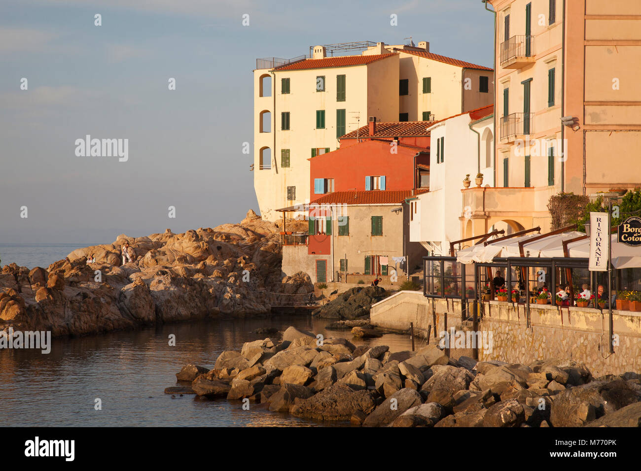 Marciana Marina village, Elba island, Tuscany, Italy, Europe Stock ...