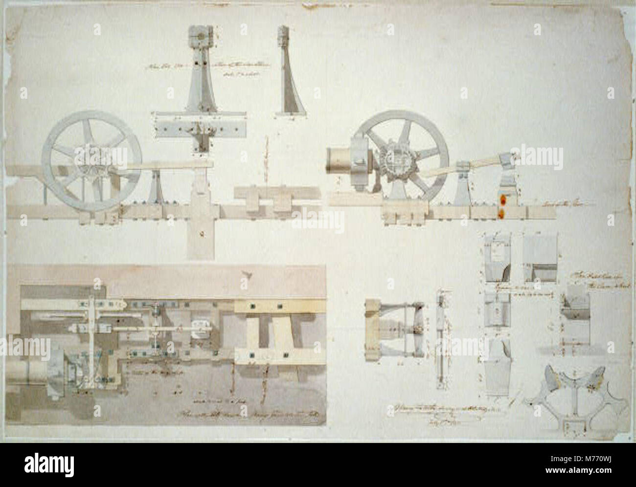 Steam engine, Washington Navy Yard, Washington, D.C. Plan of the forge ...