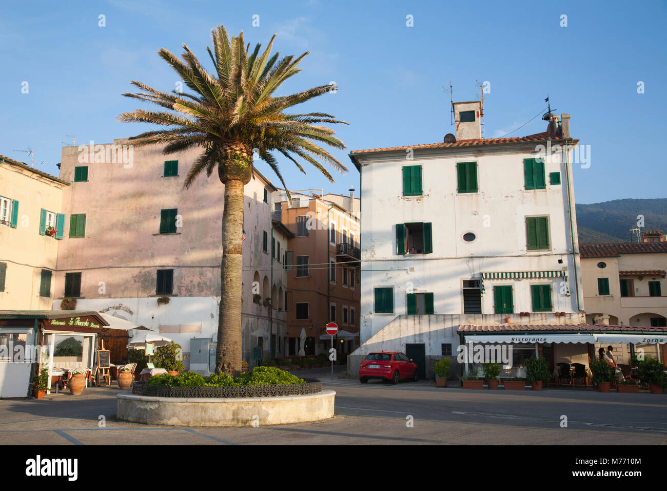 Marciana Marina village, Elba island, Tuscany, Italy, Europe Stock ...