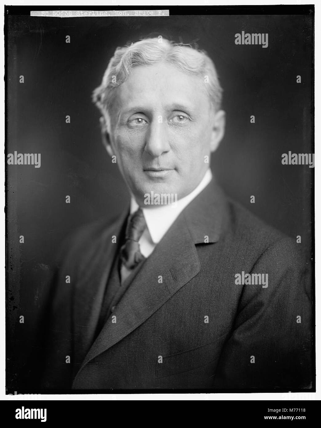 A formal portrait of Bruce F. Sterling, an honorable figure, likely ...
