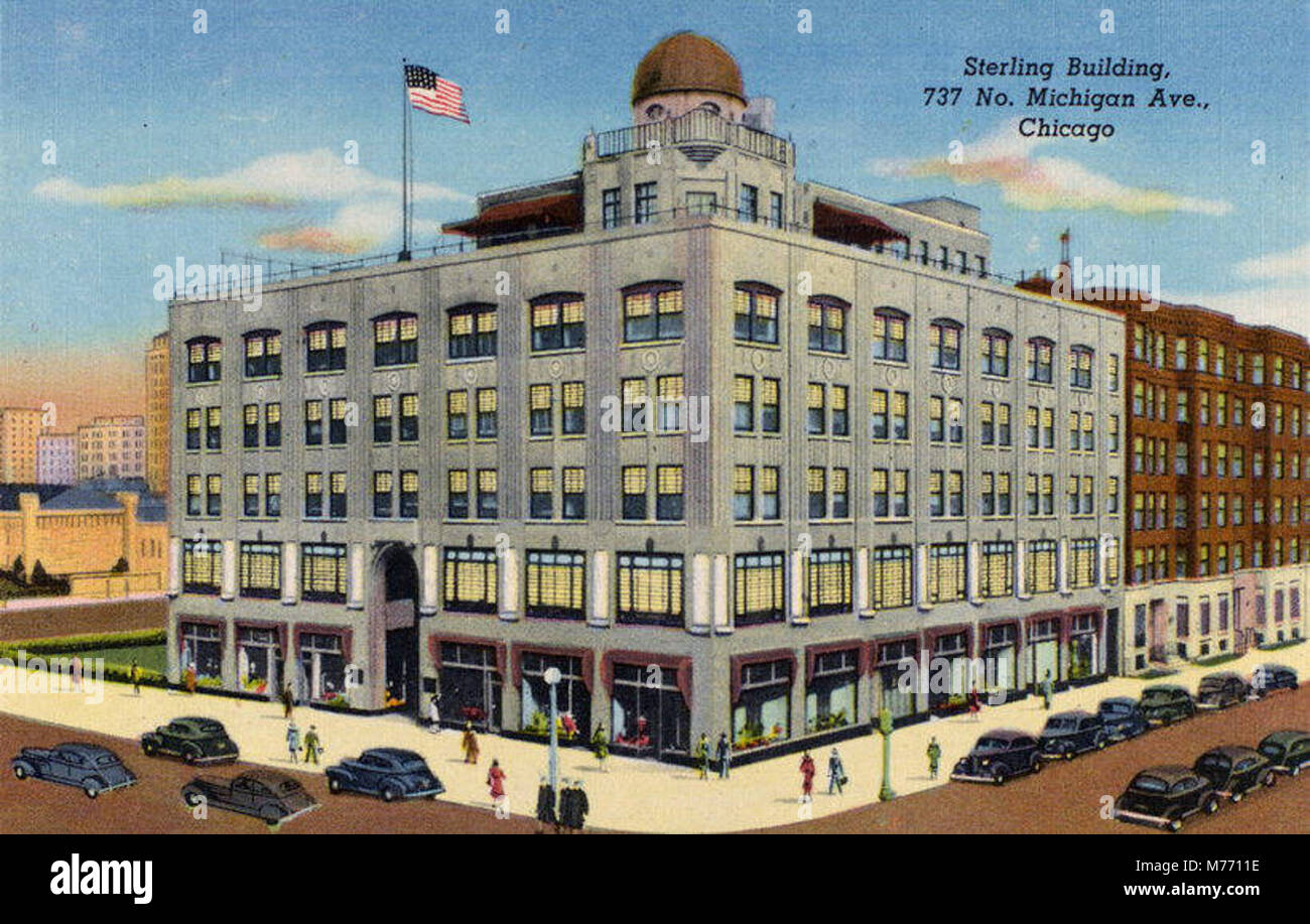 Photograph of the Sterling Building located at 737 North Michigan ...