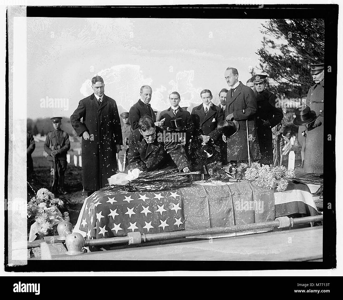 A baker participates in a Brazilian funeral on December 23, 1920 ...