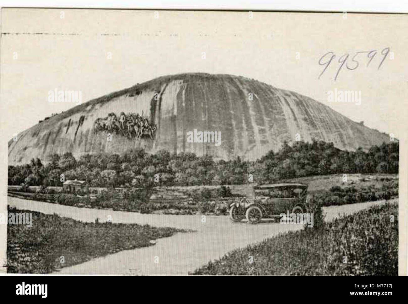 Stone Mountain in Georgia, known for its Confederate memorial, is ...
