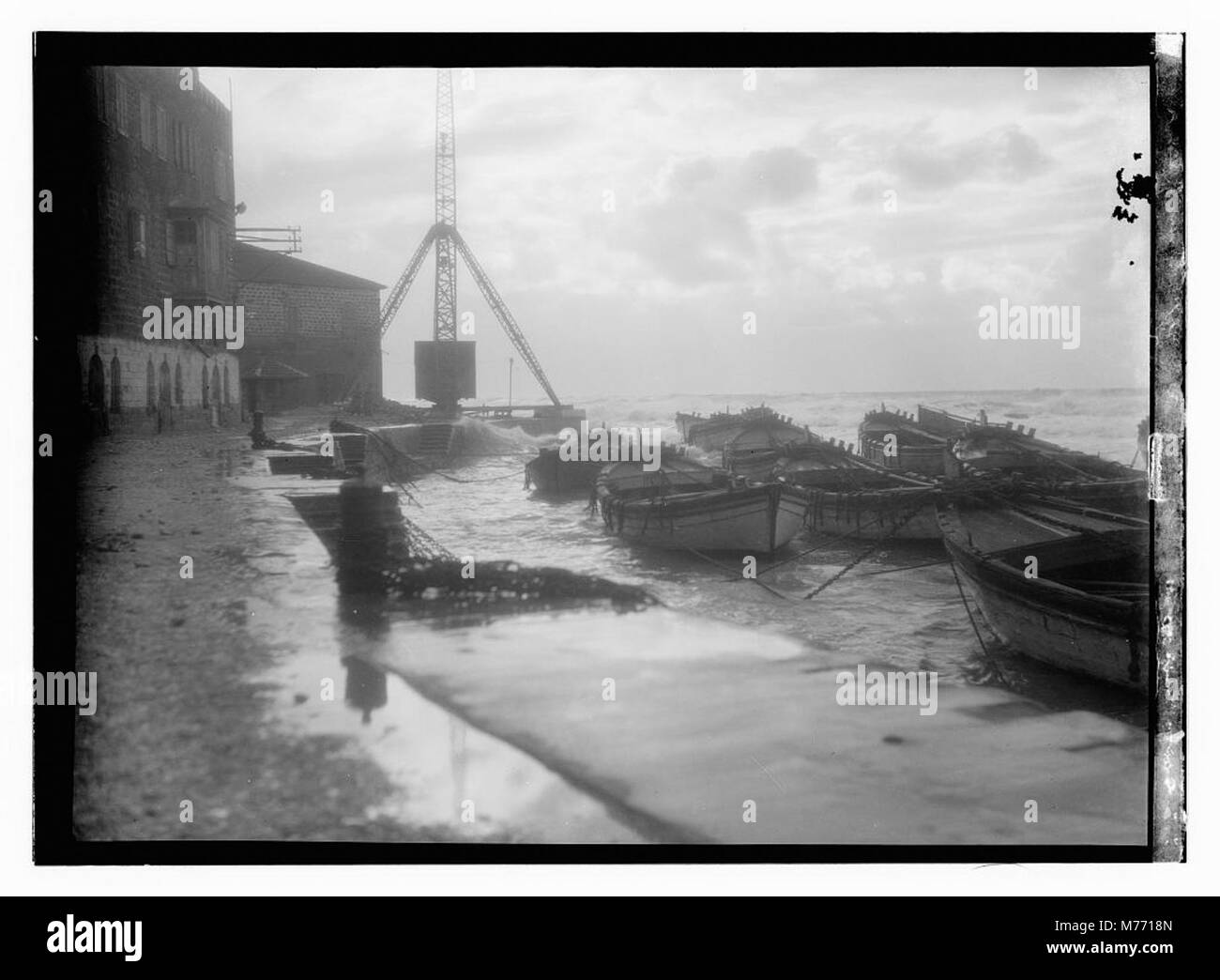 A powerful storm over Jaffa, Israel, showcasing nature's force and the ...