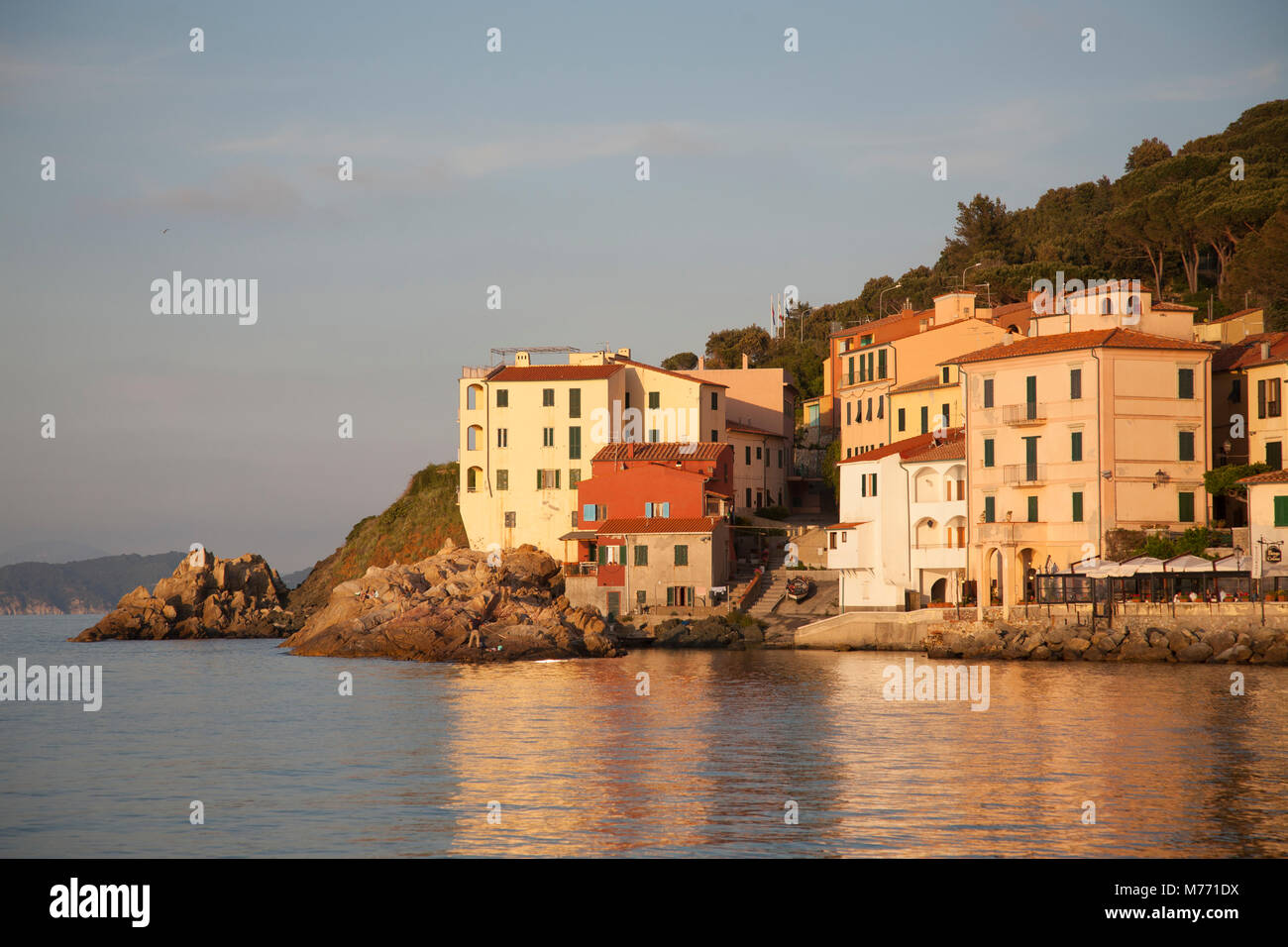 Marciana Marina village, Elba island, Tuscany, Italy, Europe Stock ...