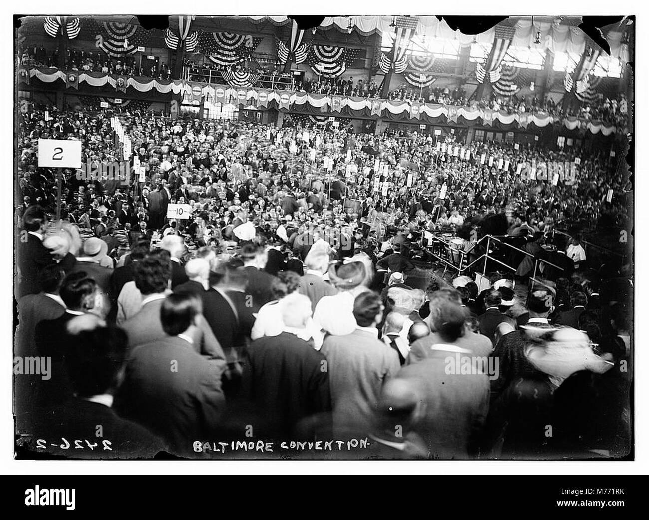 This image shows the Baltimore Convention, an important historical ...