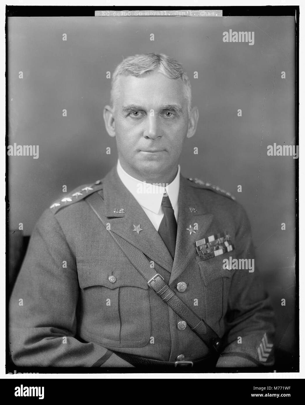 A portrait of Charles Summeral, a General in the military. The ...