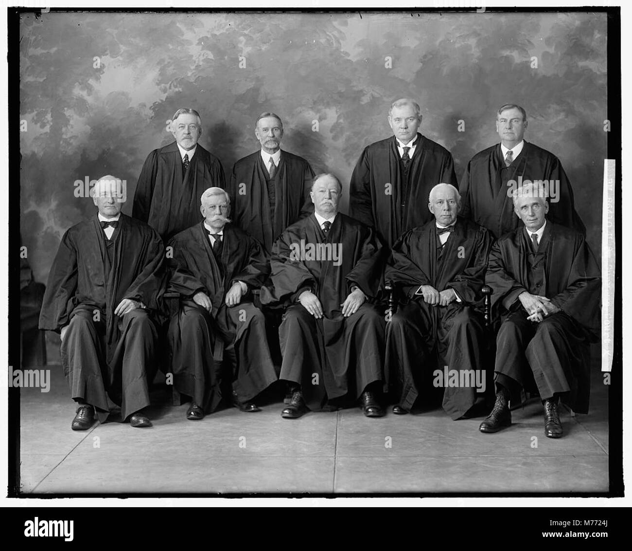 A photograph of the U.S. Supreme Court during the Taft Court era ...