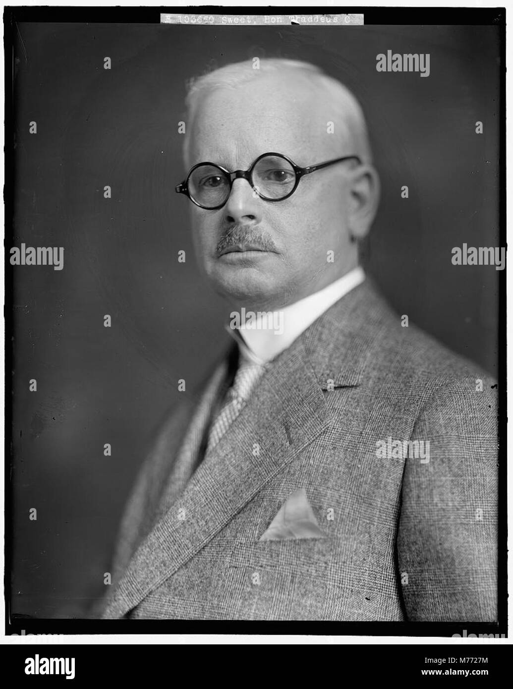 Portrait of Thaddeus C. Sweet, an honorable individual. The image ...