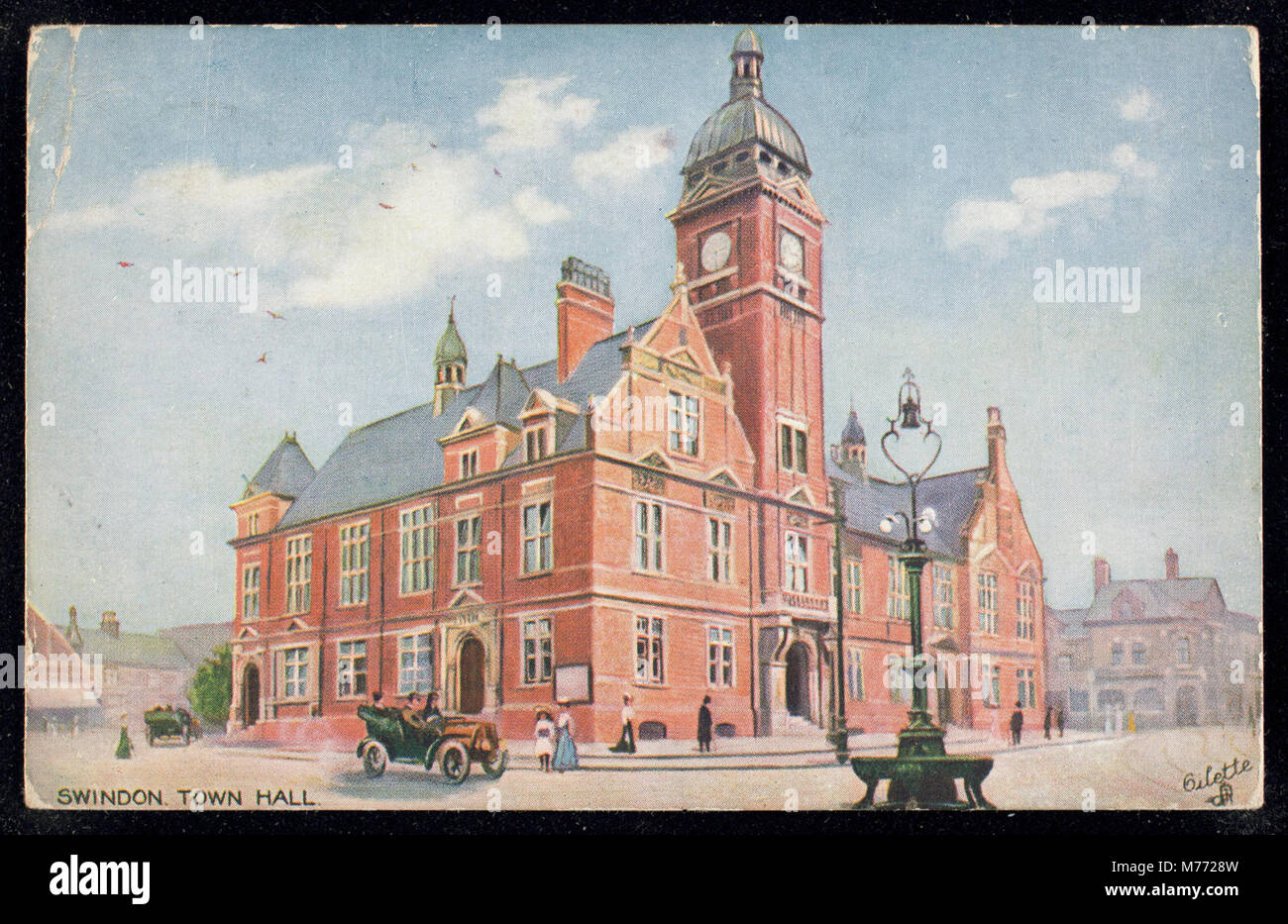Photograph of Swindon Town Hall, an architectural structure in Swindon ...