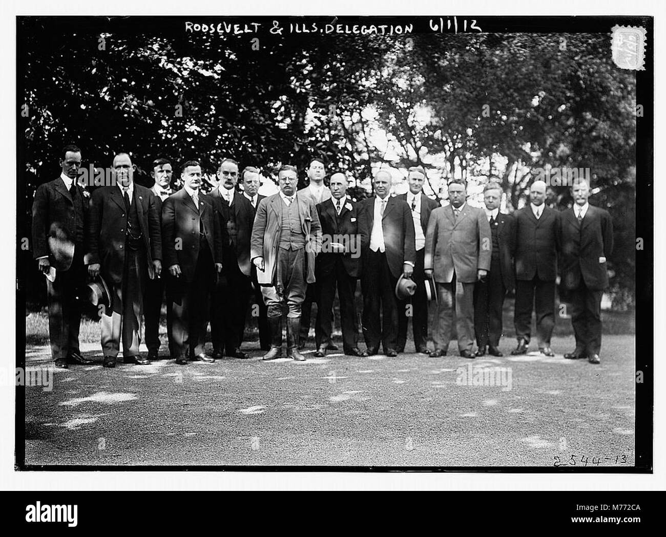 Theodore Roosevelt, accompanied by the Illinois delegation, on June 1 ...