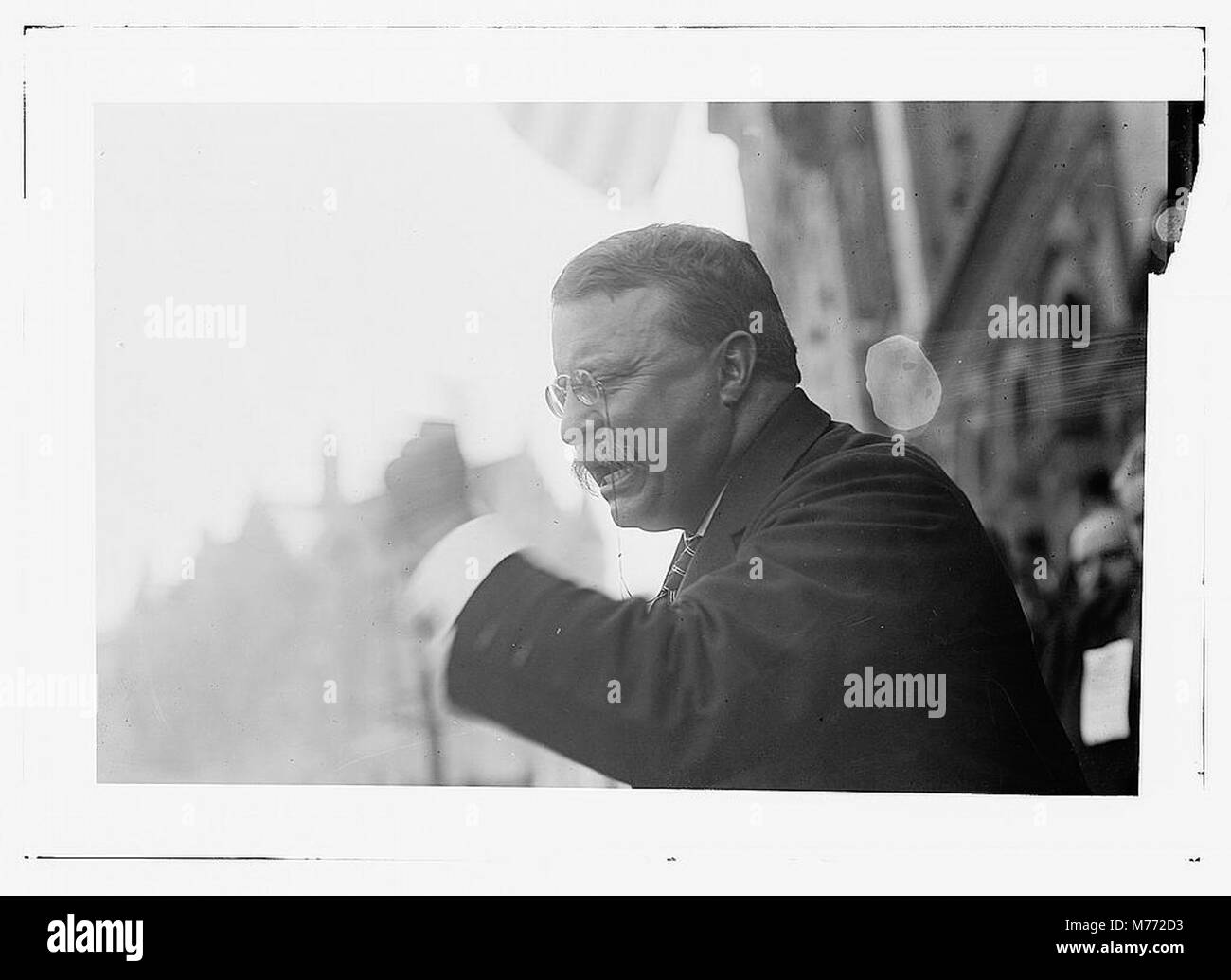 This portrait shows Theodore Roosevelt, the 26th President of the ...
