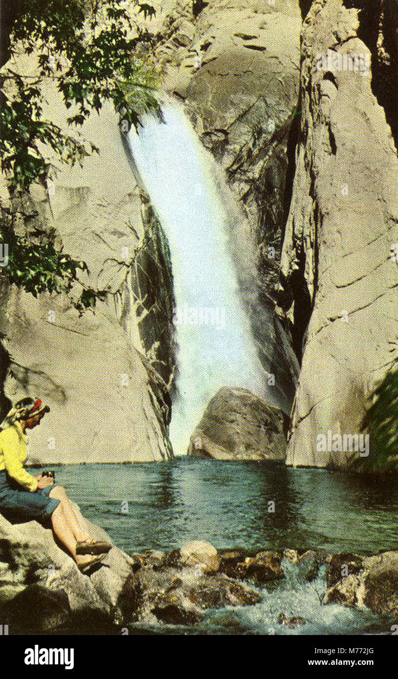 A photograph of Tahquitz Falls, captured by Al Taylor. The image ...