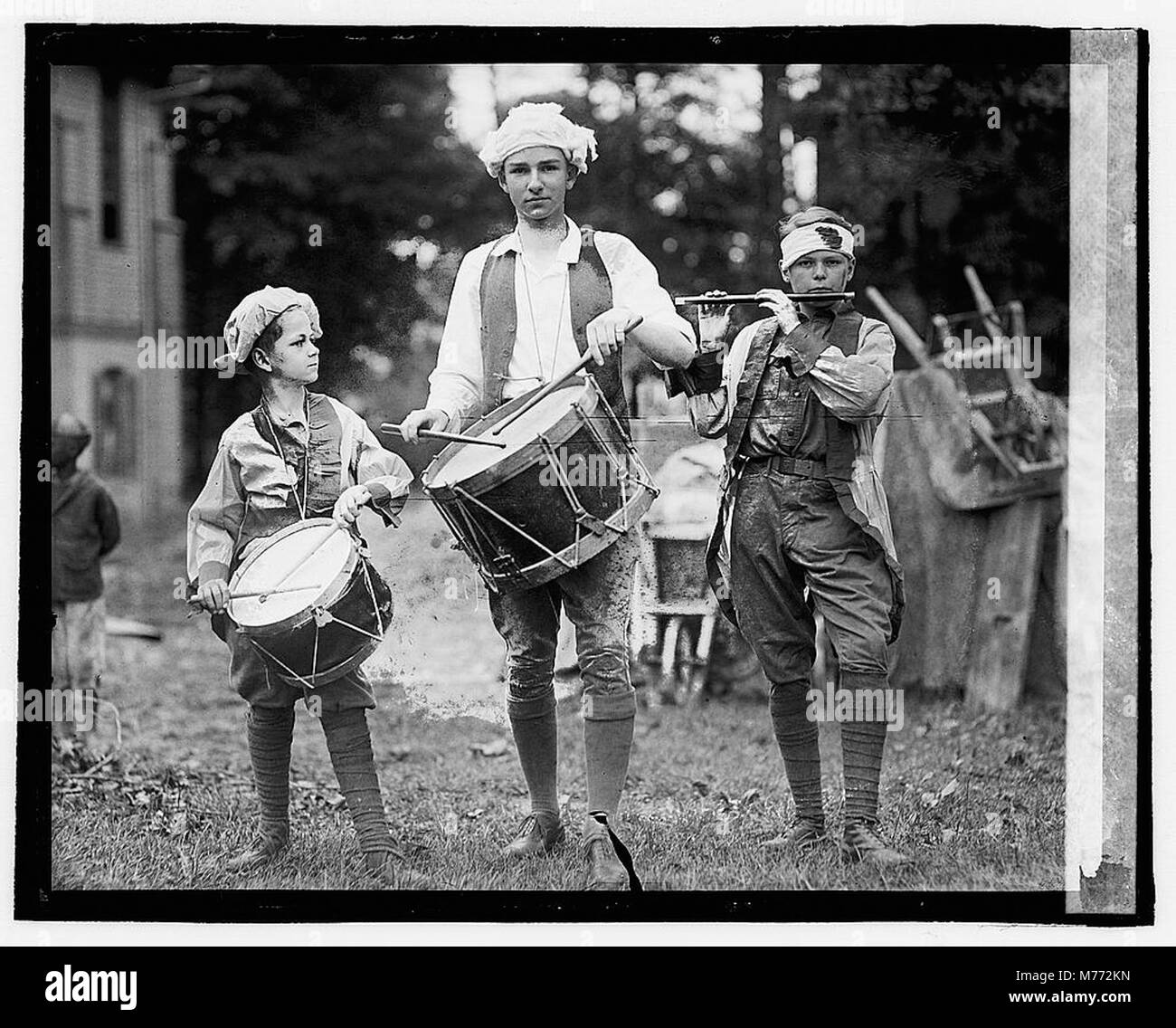 This image depicts the 4th of July celebration at Takoma Park on July 4 ...
